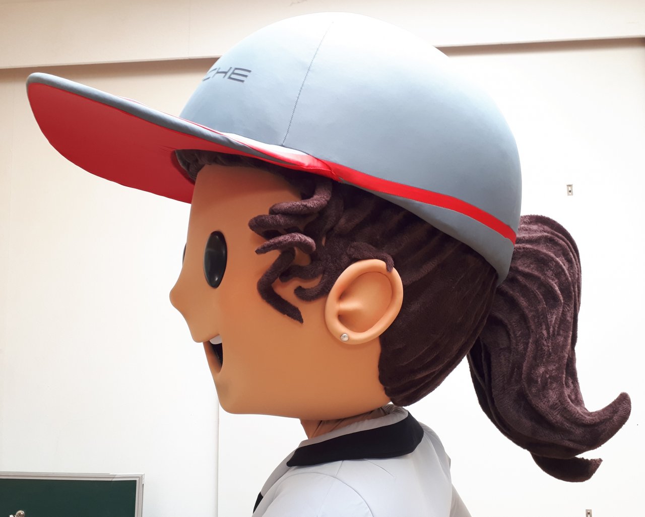 Tina Turbo costume, Maskottchen, Werbefigur, Puppenbau, Großfigur